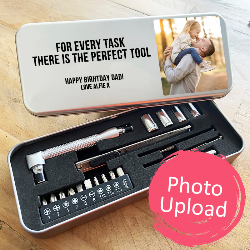Our New Personalised Metal Tool Kit - Add a Personal Touch
