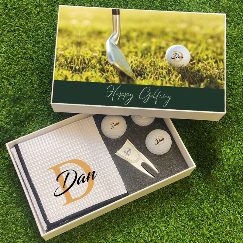 Personalised Golf Gift Set - Add a Personal Touch .co.uk